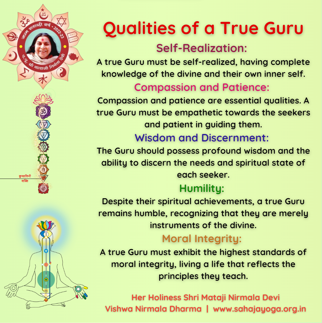 The Guru Principle and Qualities of a True Guru - Sahaja Yoga Wisdom ...